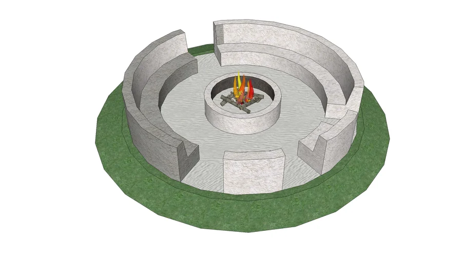 Lost Acres Firepit | 3D Warehouse