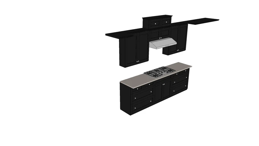 cooktop range | 3D Warehouse