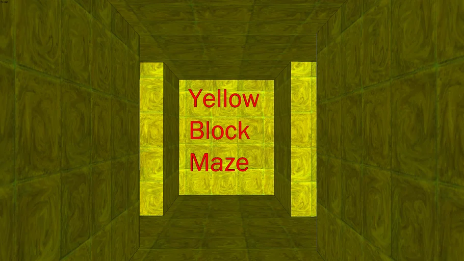 Yellow Block Maze | 3D Warehouse