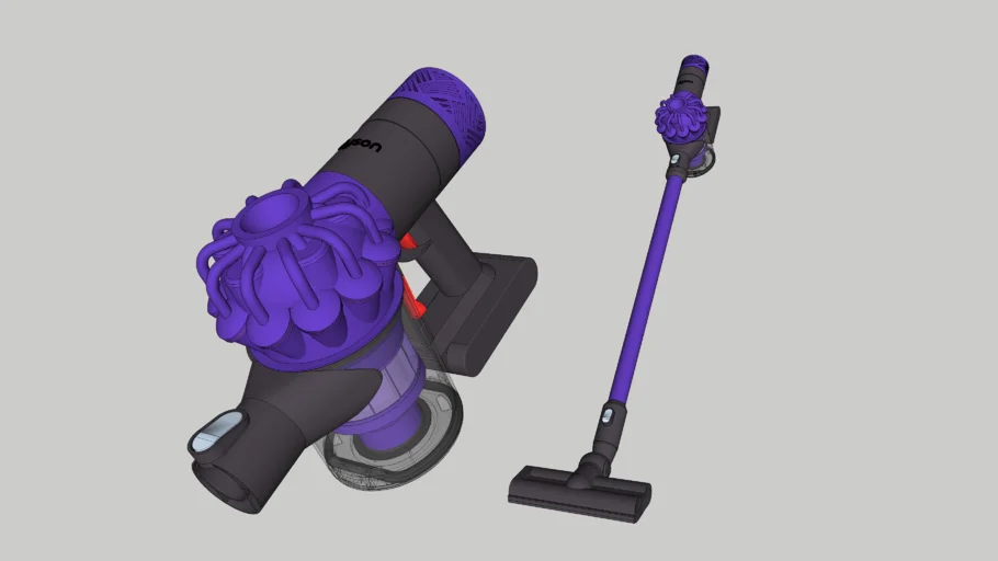 vacuum cleaner Dyson aspirateur | 3D Warehouse