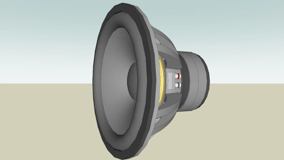 CSS SDX15 15' Subwoofer driver | 3D Warehouse