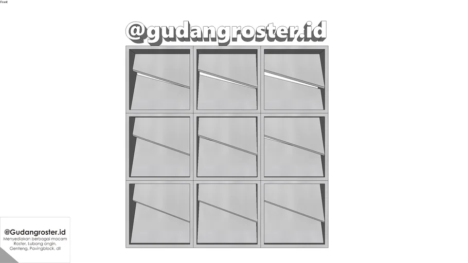 27 - Roster , WA: +62 895-3289-00966 @gudangroster.id | 3D Warehouse