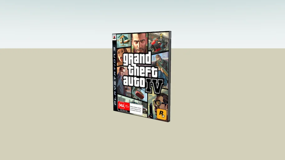 GTA IV Playstation 3 Cover | 3D Warehouse