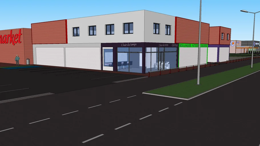 zone commercial | 3D Warehouse