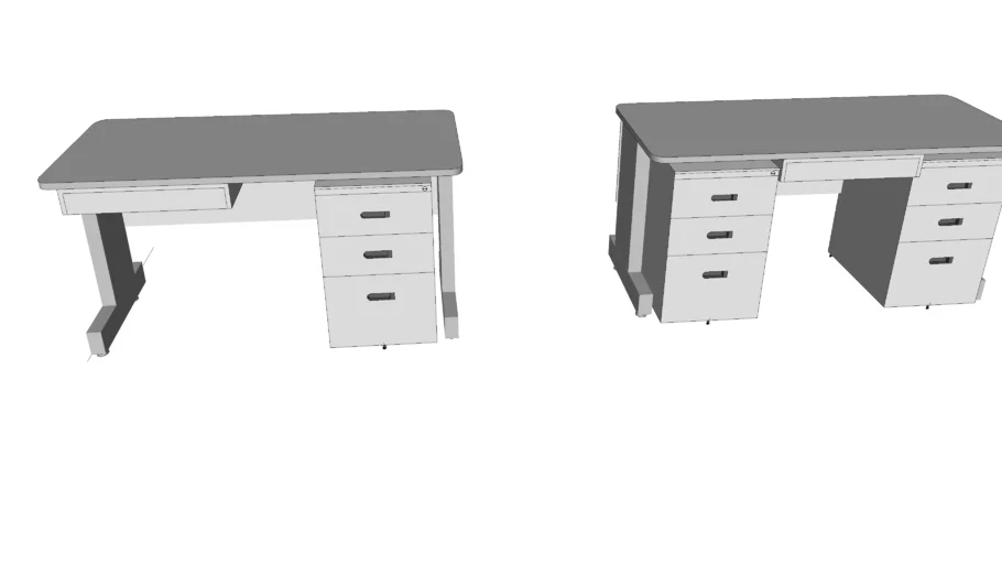 Executive table set | 3D Warehouse