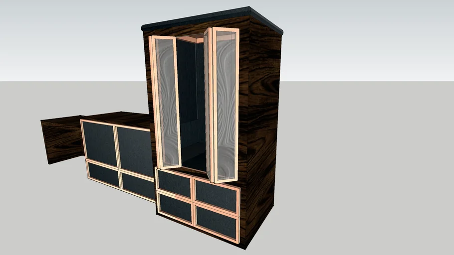 Custom Entertainment Center | 3D Warehouse