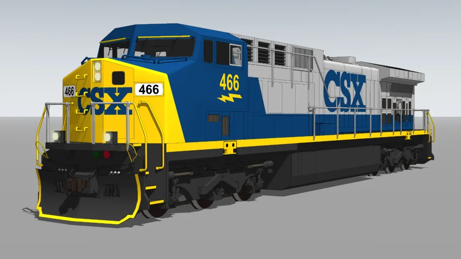 GE AC4400CW / CW44AC - CSX Transportation | 3D Warehouse