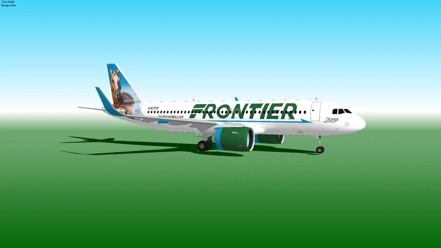 Frontier Airlines Airbus A320-251N | 3D Warehouse