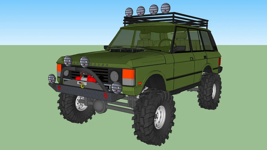 modified range rover | 3D Warehouse