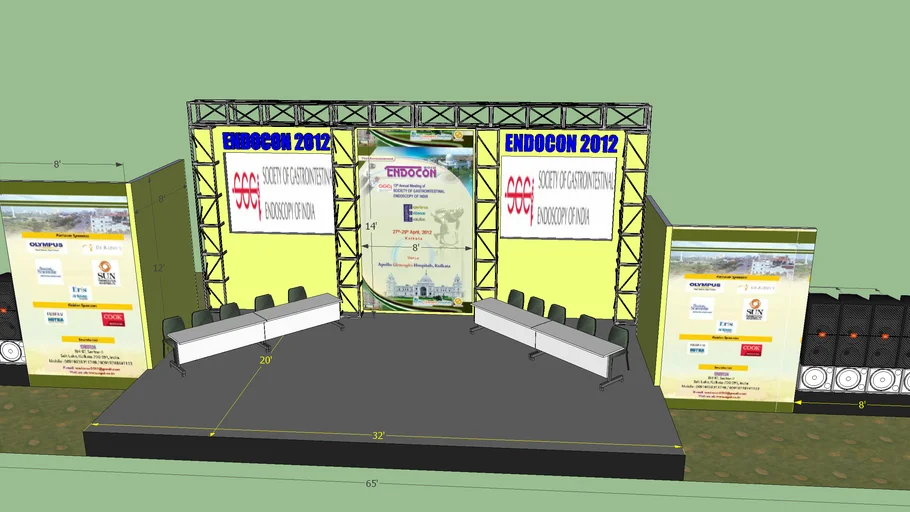 conference set up | 3D Warehouse