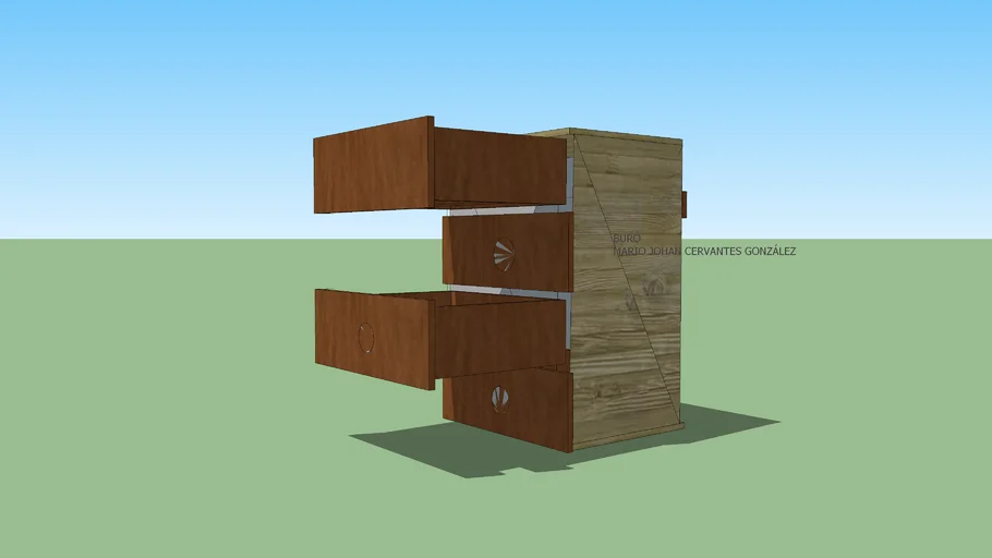 buró | 3D Warehouse