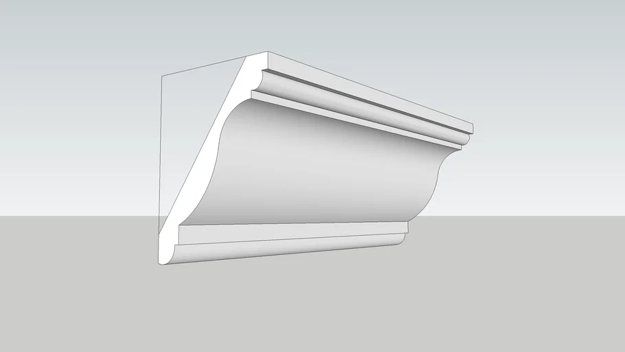 Badger Millwork Menzner M-430 Crown Molding | 3D Warehouse