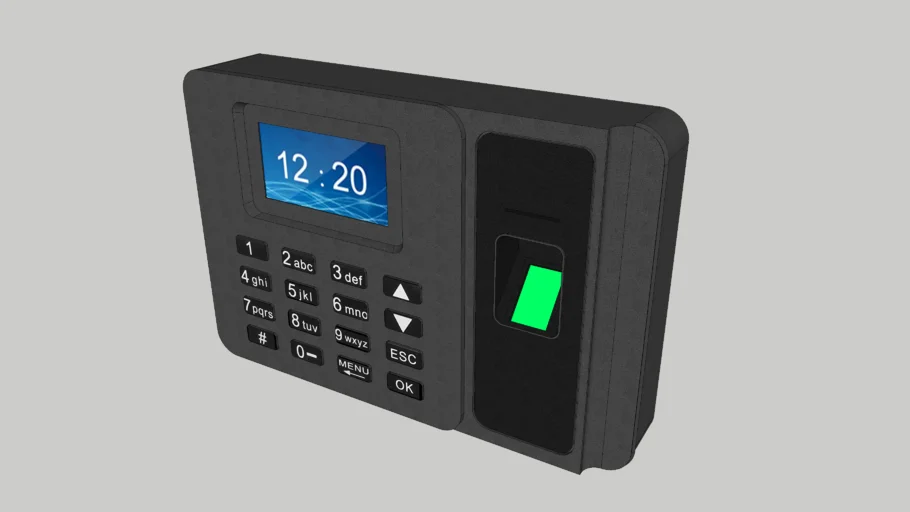 Fingerprint scanner_May quet van tay_cham cong | 3D Warehouse