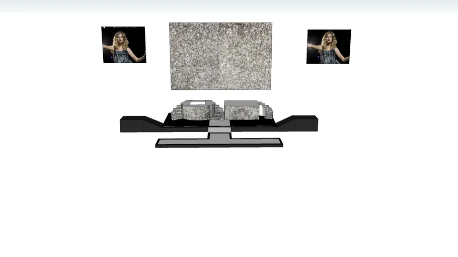 Fearless tour stage (NEW) | 3D Warehouse