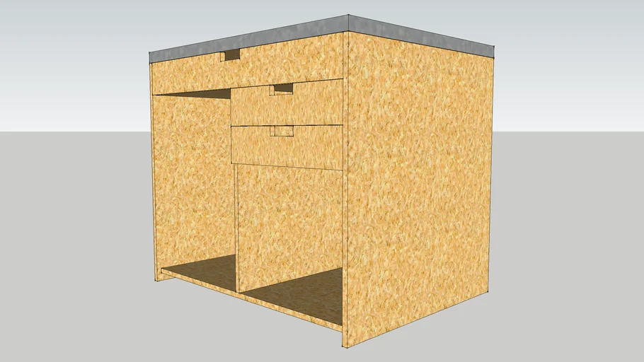 basic desk | 3D Warehouse