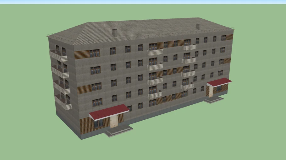 Apartment block | 3D Warehouse