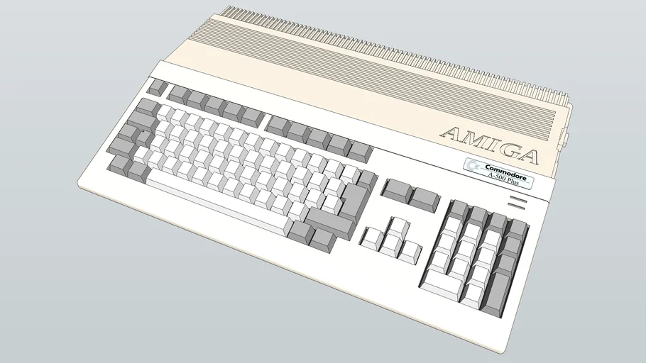 Commodore Amiga 500 plus | 3D Warehouse