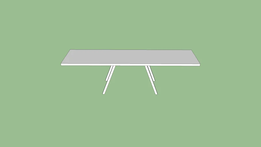 mesa tipo cavalete | 3D Warehouse