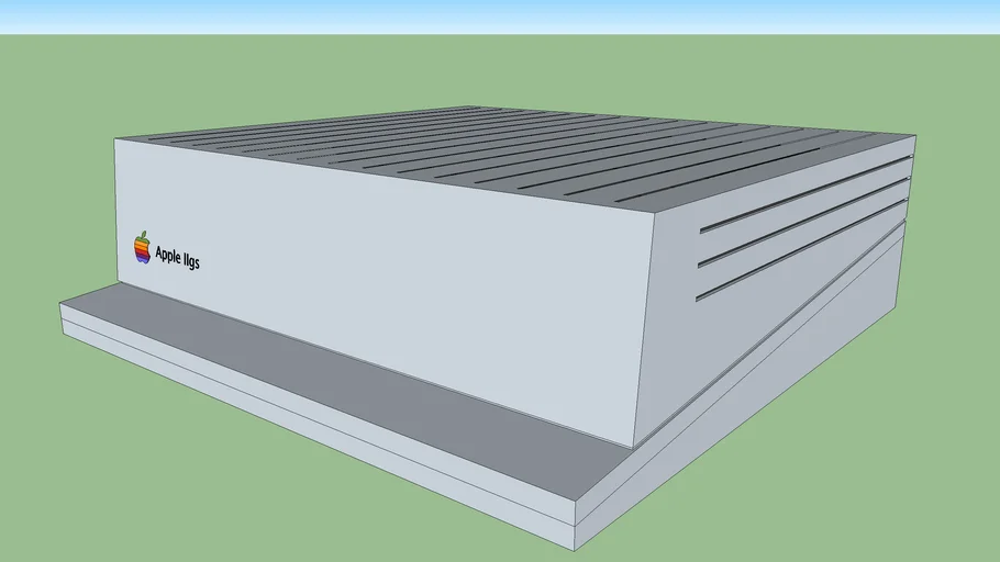 1986 Apple IIgs Computer | 3D Warehouse