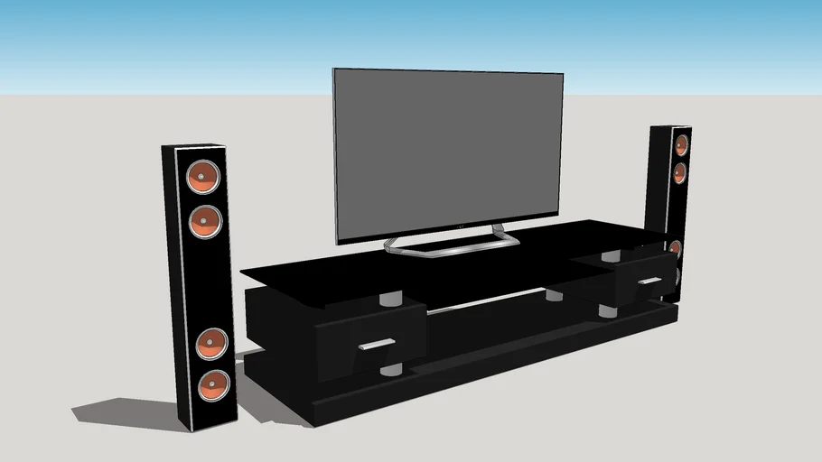 LG-42 lm760T Tv set | 3D Warehouse