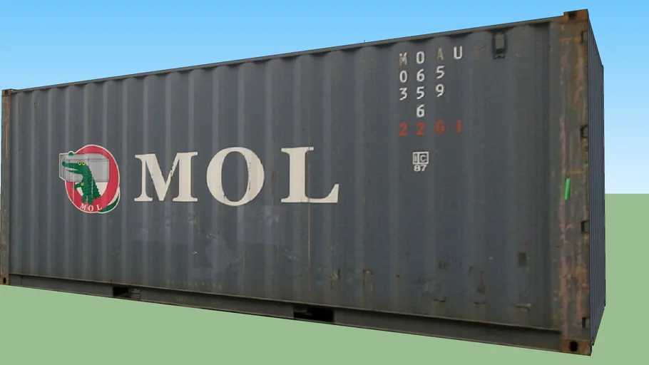 MOL Container 20` Model 1 | 3D Warehouse