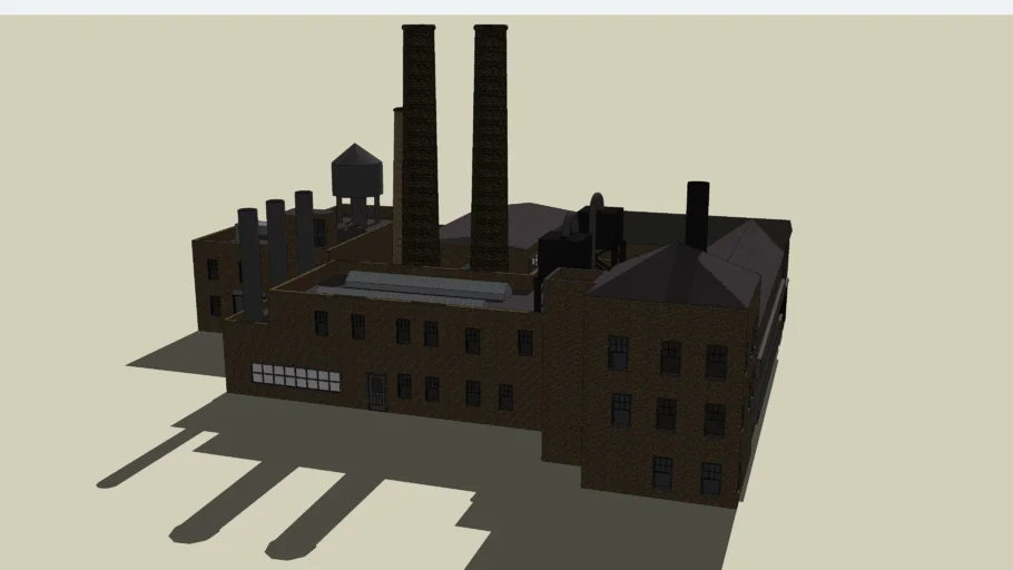 large factory | 3D Warehouse