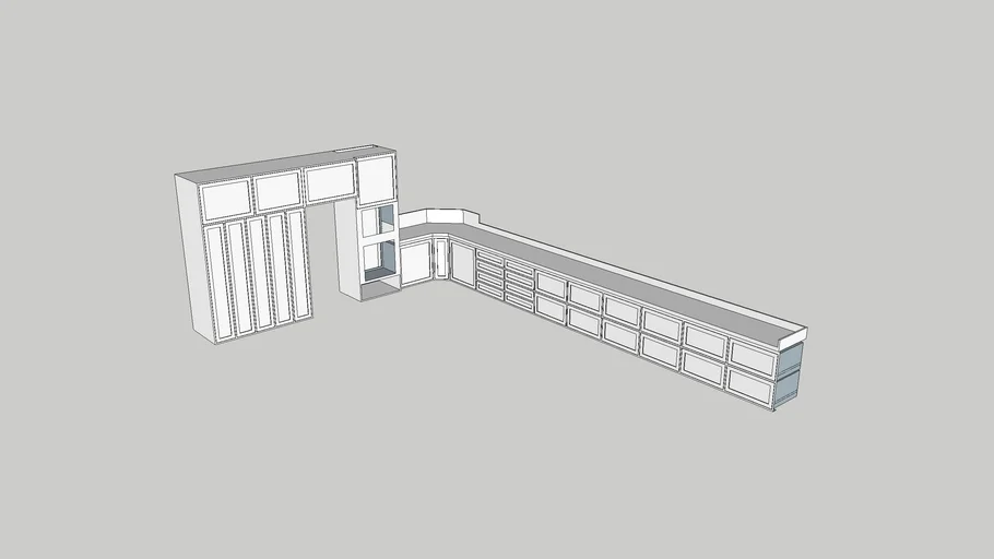 cozinha arm e bancada | 3D Warehouse