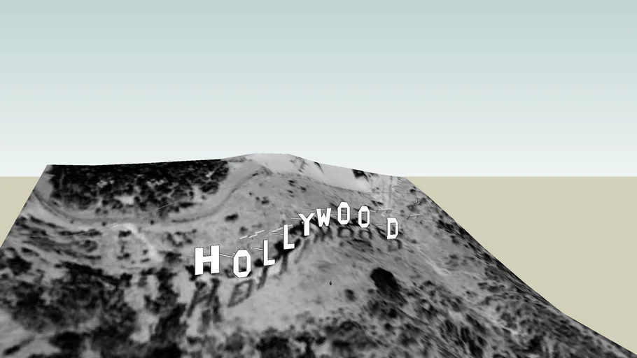 hollywood sign | 3D Warehouse