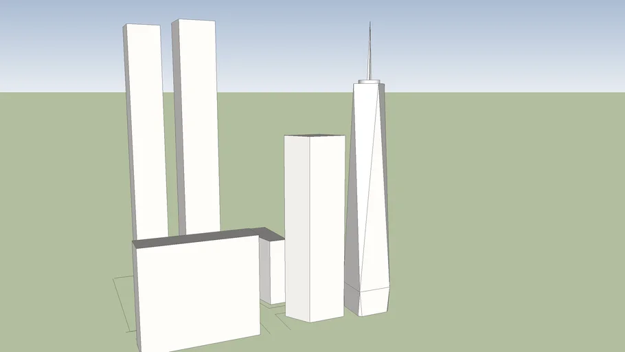 my rendition of what could be as the new wtc | 3D Warehouse