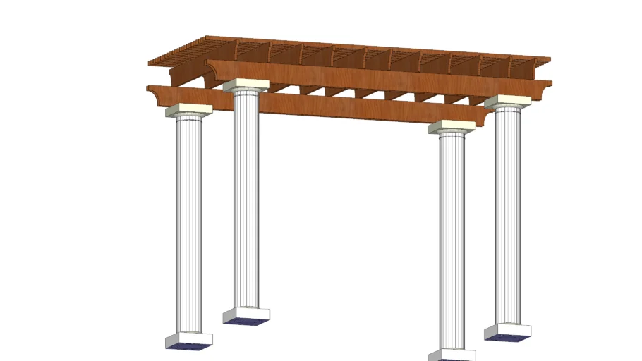ARBOR WITH COLUMNS | 3D Warehouse