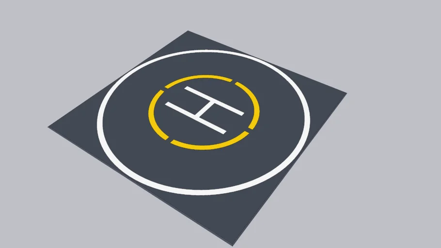 Helicopter pad | 3D Warehouse