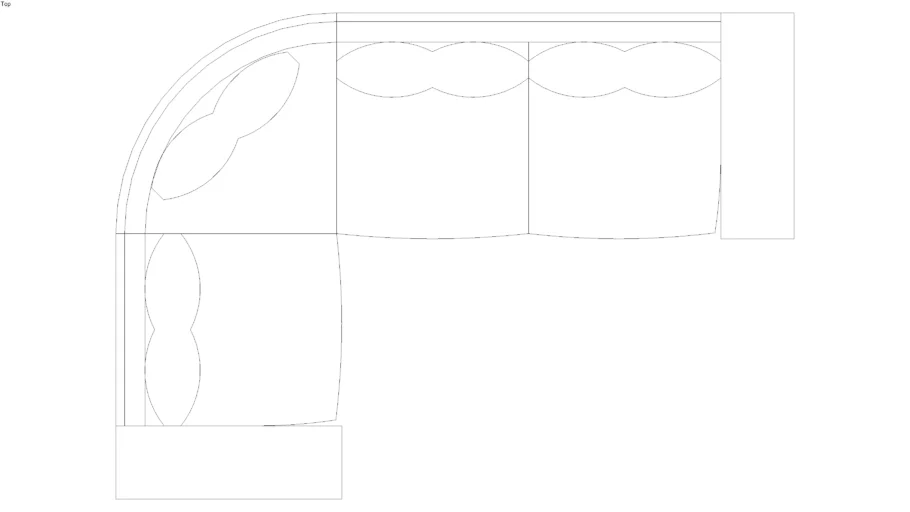 SOFA CHAISE 2D | 3D Warehouse