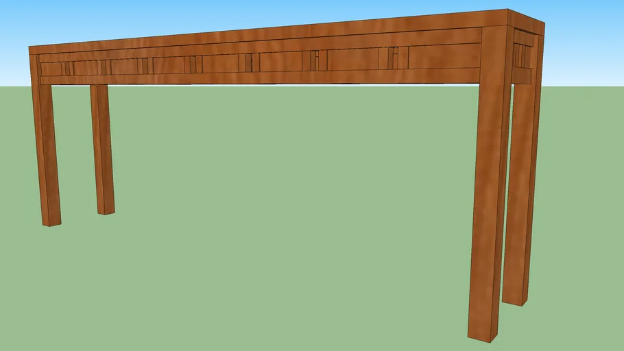 wall table | 3D Warehouse