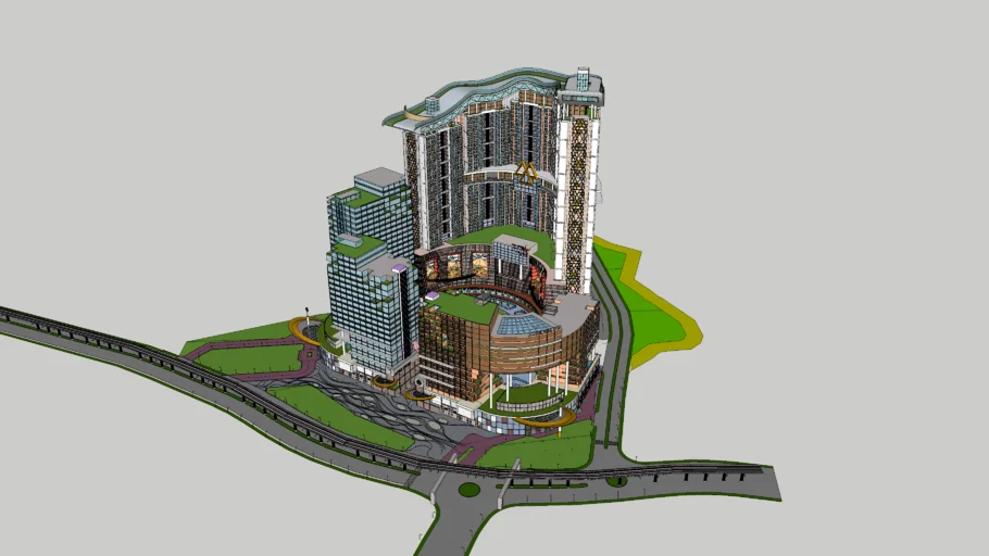 Residential Tower and Commercial Complex | 3D Warehouse