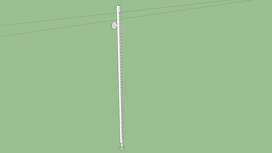 slotted post metal | 3D Warehouse