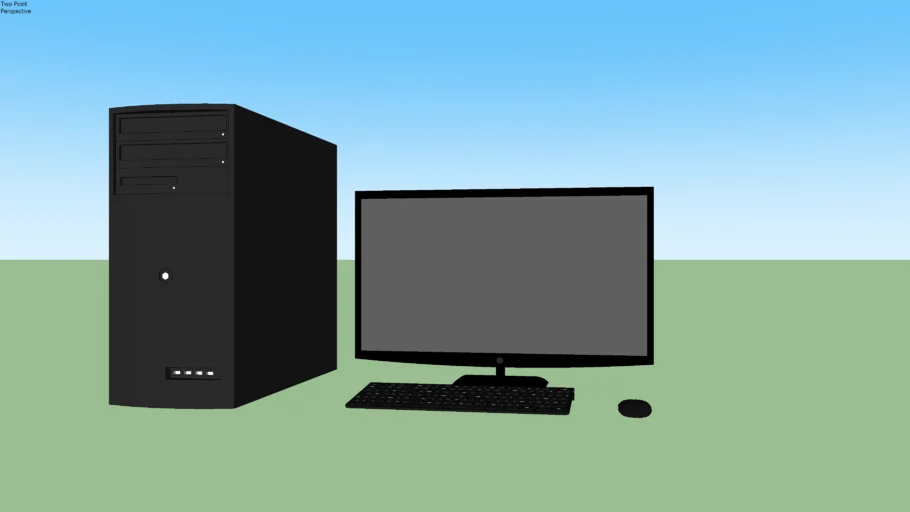 Computador Desktop | 3D Warehouse
