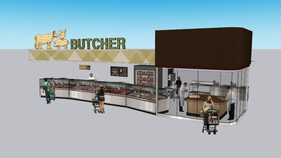Meat department | 3D Warehouse