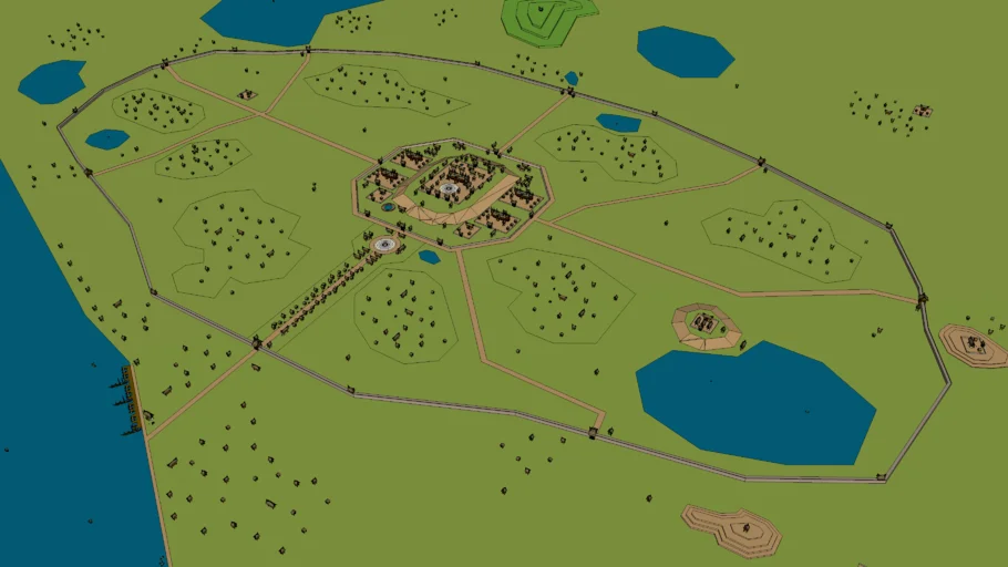 Văn Lang city in 6th century BCE | 3D Warehouse