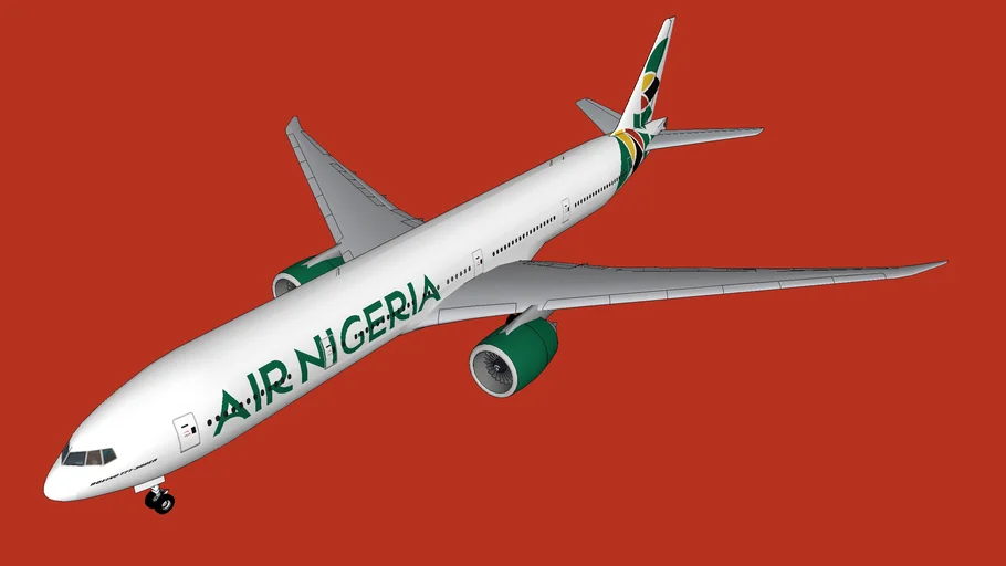 Air Nigeria Boeing 777-300ER | 3D Warehouse