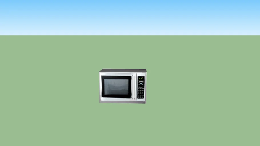 Stainless Steel Microwave | 3D Warehouse