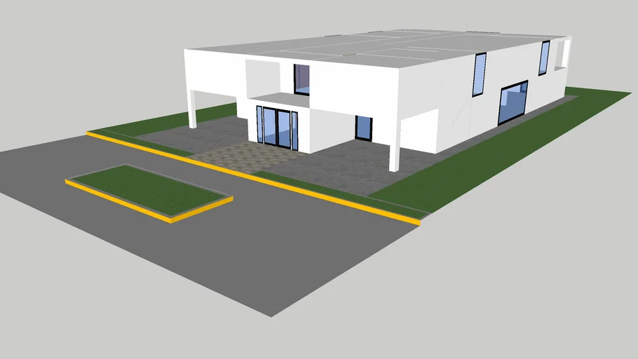 Modern Office Building | 3D Warehouse