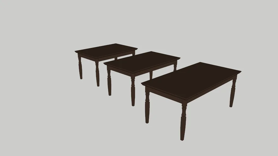 Mesa Retângular | 3D Warehouse