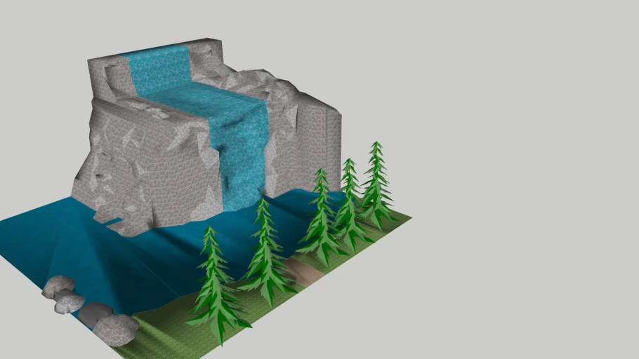 waterfall | 3D Warehouse
