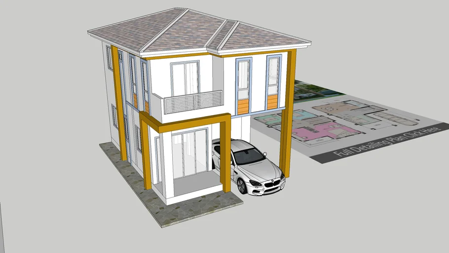 Two Storey House | 3D Warehouse