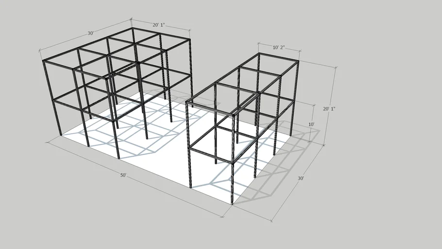 octanorm skeleton structure for exhibition | 3D Warehouse