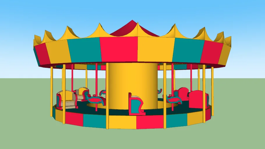 Carnival Ride...Carousel | 3D Warehouse