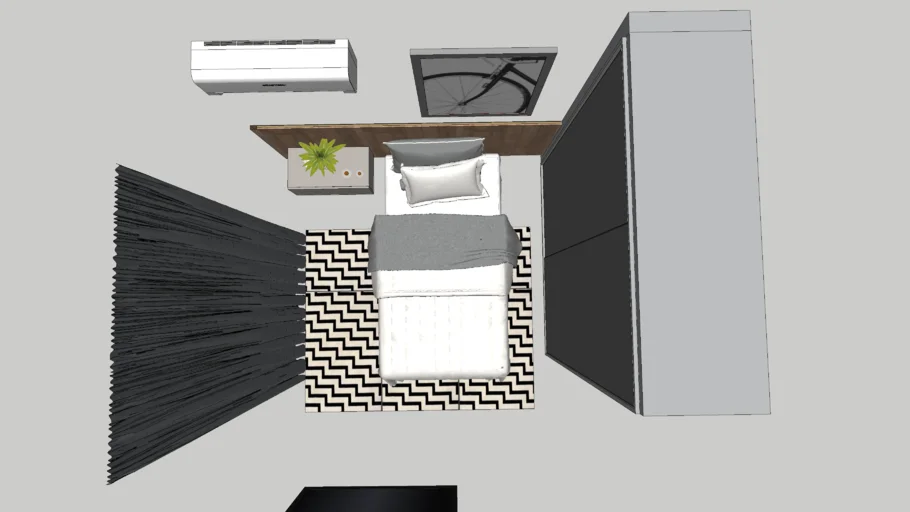 Quarto solteiro | 3D Warehouse