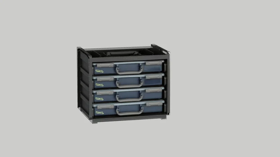 Raaco HandyBox 55x4 | 3D Warehouse