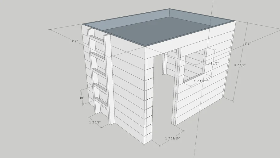 loft bed | 3D Warehouse