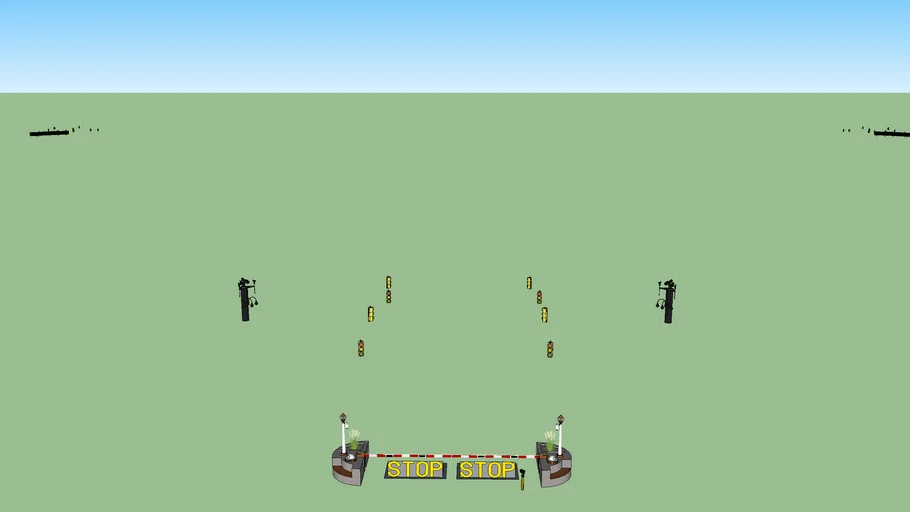 High Security Compound_V1 3/3 'Main Entrance Extra Electric Unit' | 3D ...